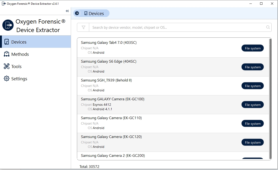 نرم افزار Oxygen Detective 14.3.1.0